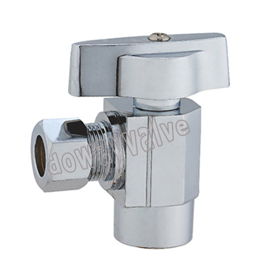 Lead Free Brass Chrome Quarter Turn Straight Shut off Valve